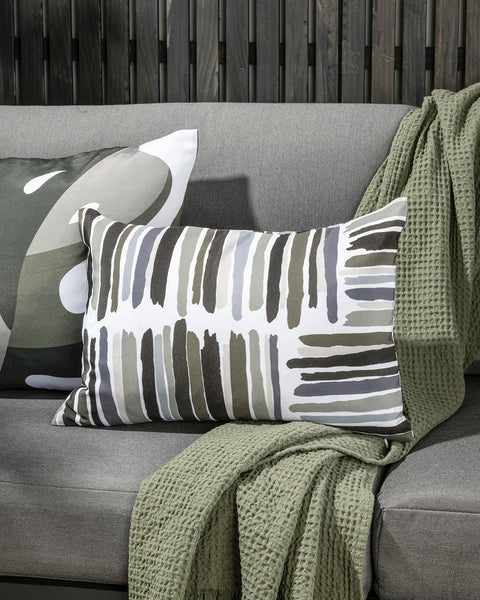 Painted Stripe Cushion | Limon | Furtex | Furtex Australia